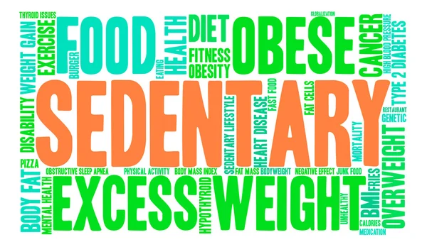 Sedentary Lifestyle word cloud Stock Vector by ©arloo 125415272