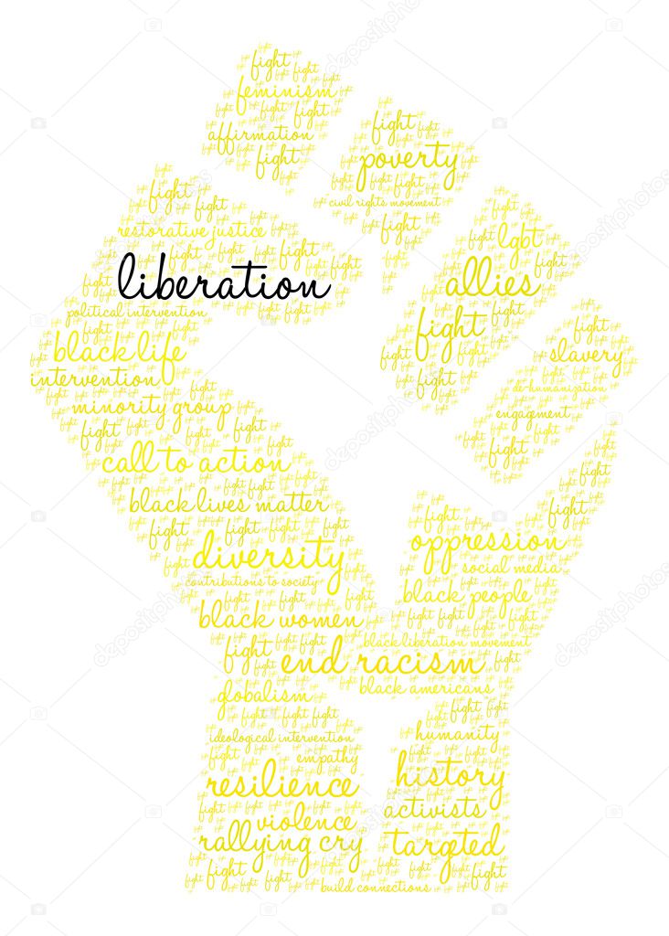 Liberation Word Cloud — Stock Vector © arloo #125413684