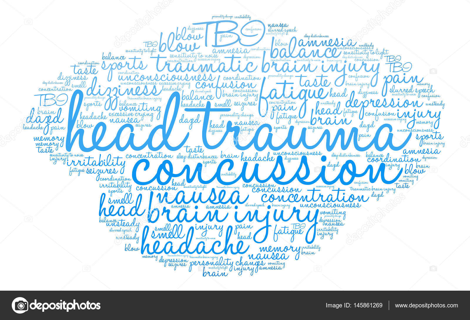 Head Trauma Word Cloud Stock Vector Image by ©arloo #145861269