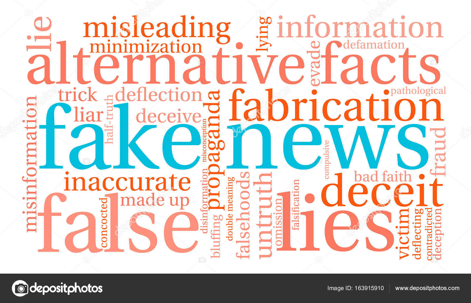 Fake News Word Cloud Stock Vector by ©arloo 163915910
