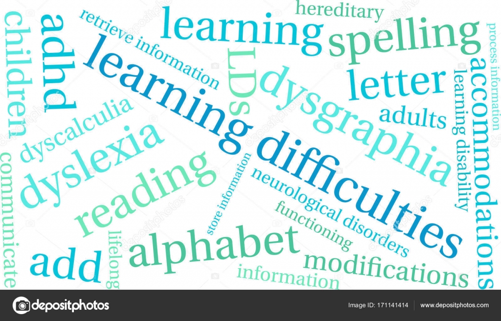 Learning Difficulties Word Cloud ⬇ Vector Image by © arloo | Vector ...
