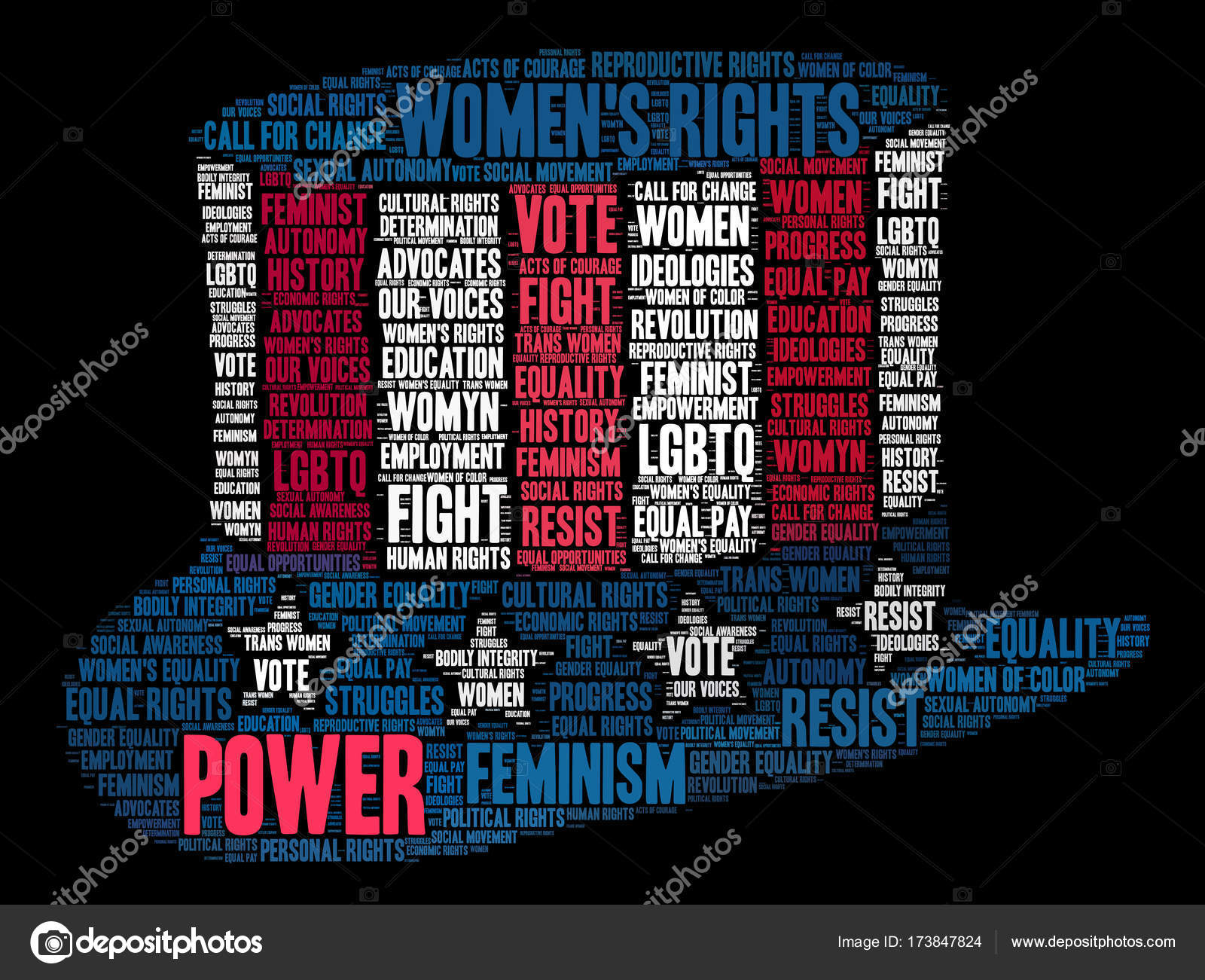 Power Word Cloud Stock Vector Image by ©arloo #173847824