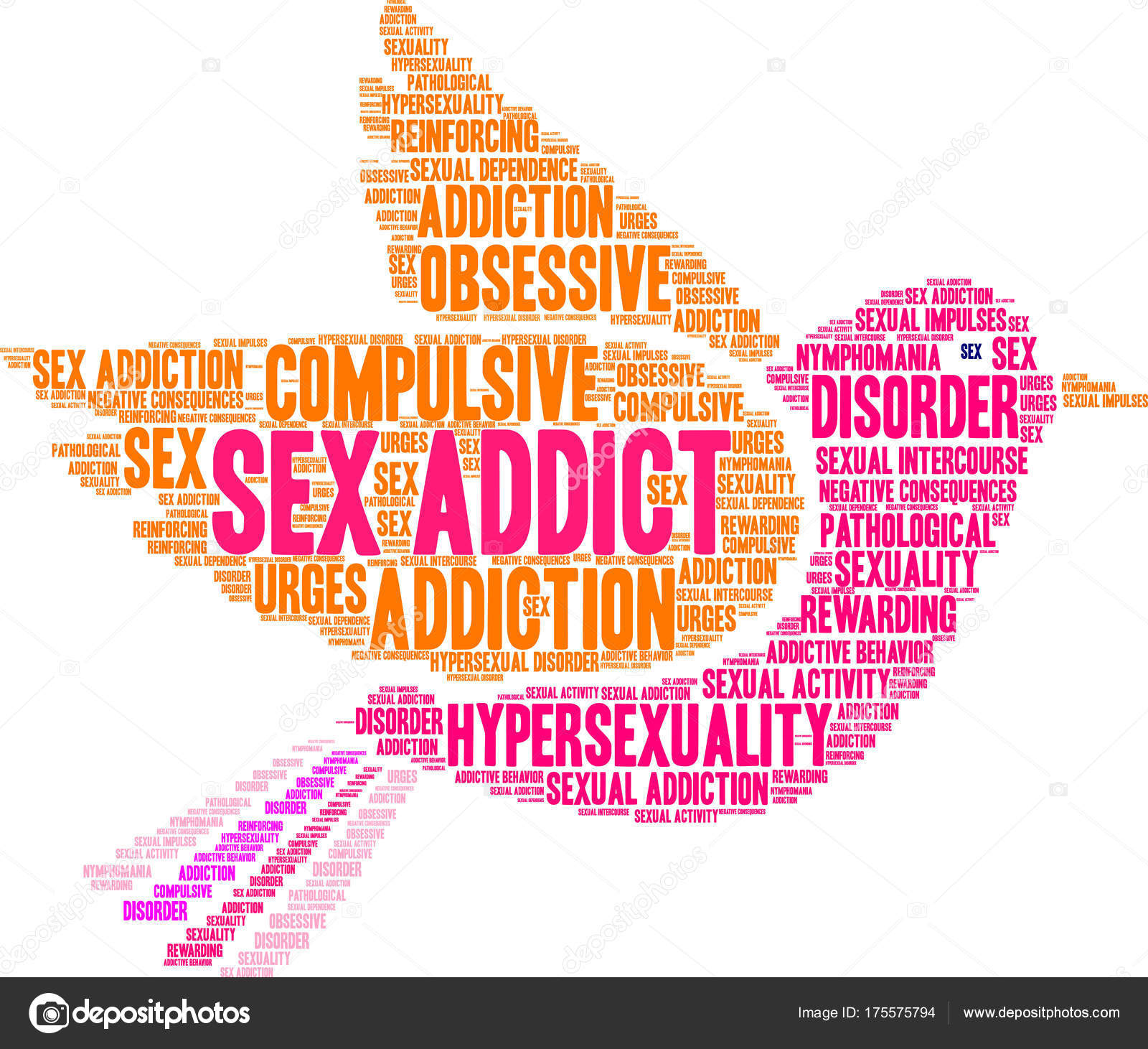 Sex Addict Word Cloud Stock Vector By ©arloo 175575794