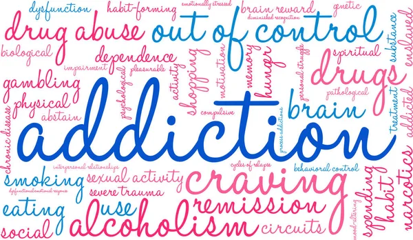 Addiction mot nuage Vecteur par ©arloo 92956466