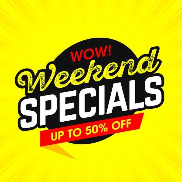 Great weekend offer banner Stock Vector Image by ©Alhovik #158631752