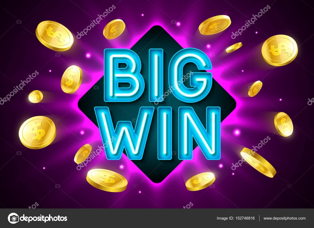 Big Win banner for lottery or casino — Stock Vector © Alhovik #152746816