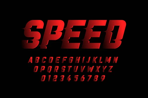Pictures: speedy | Speedy style font — Stock Vector © Alhovik #190804212