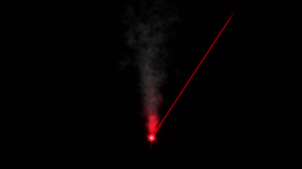 4k Laser burn fire rays light smoke fume. — Stock Video © happypuss ...