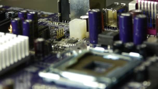 4k computer main board,assembly circuit. — Stock Video © happypuss ...