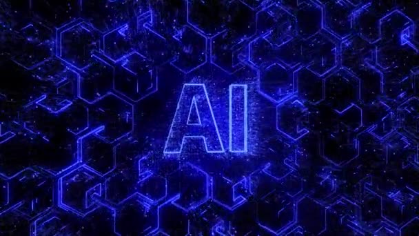 4k Brain AI Artificial Intelligence circuit,Matrix binary computer code text. — Stock Video ...