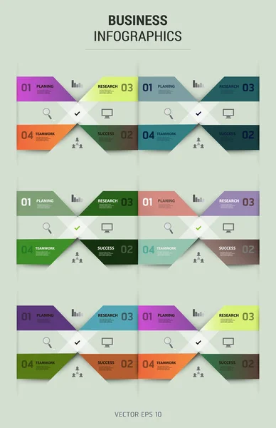 Vector lines infographics set. — Stock Vector © theseamuss #63030987