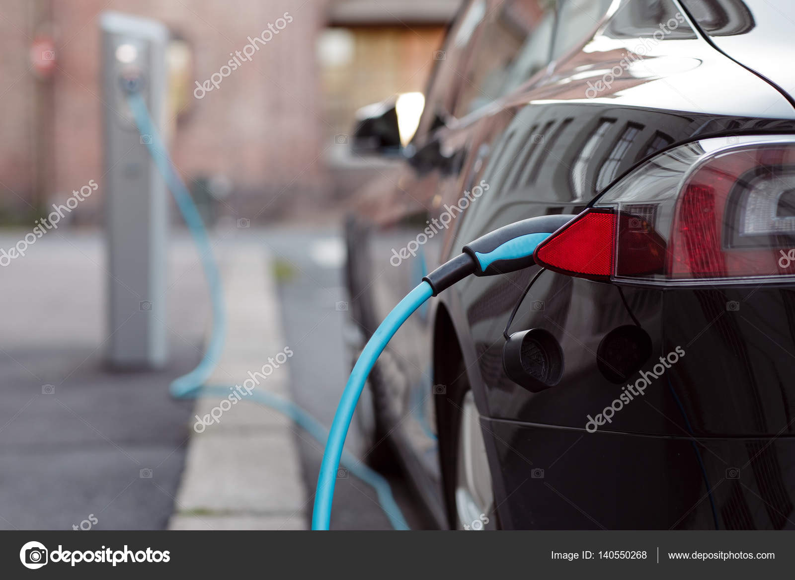 Back side of the car loading energy. Stock Photo by ©forkjemper 140550268