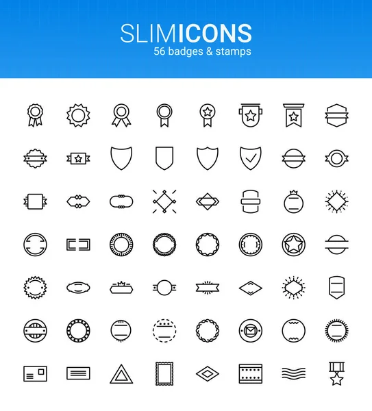 Minimalistic Slim Line Emoticons Vector Icons Stock Vector Image by ...