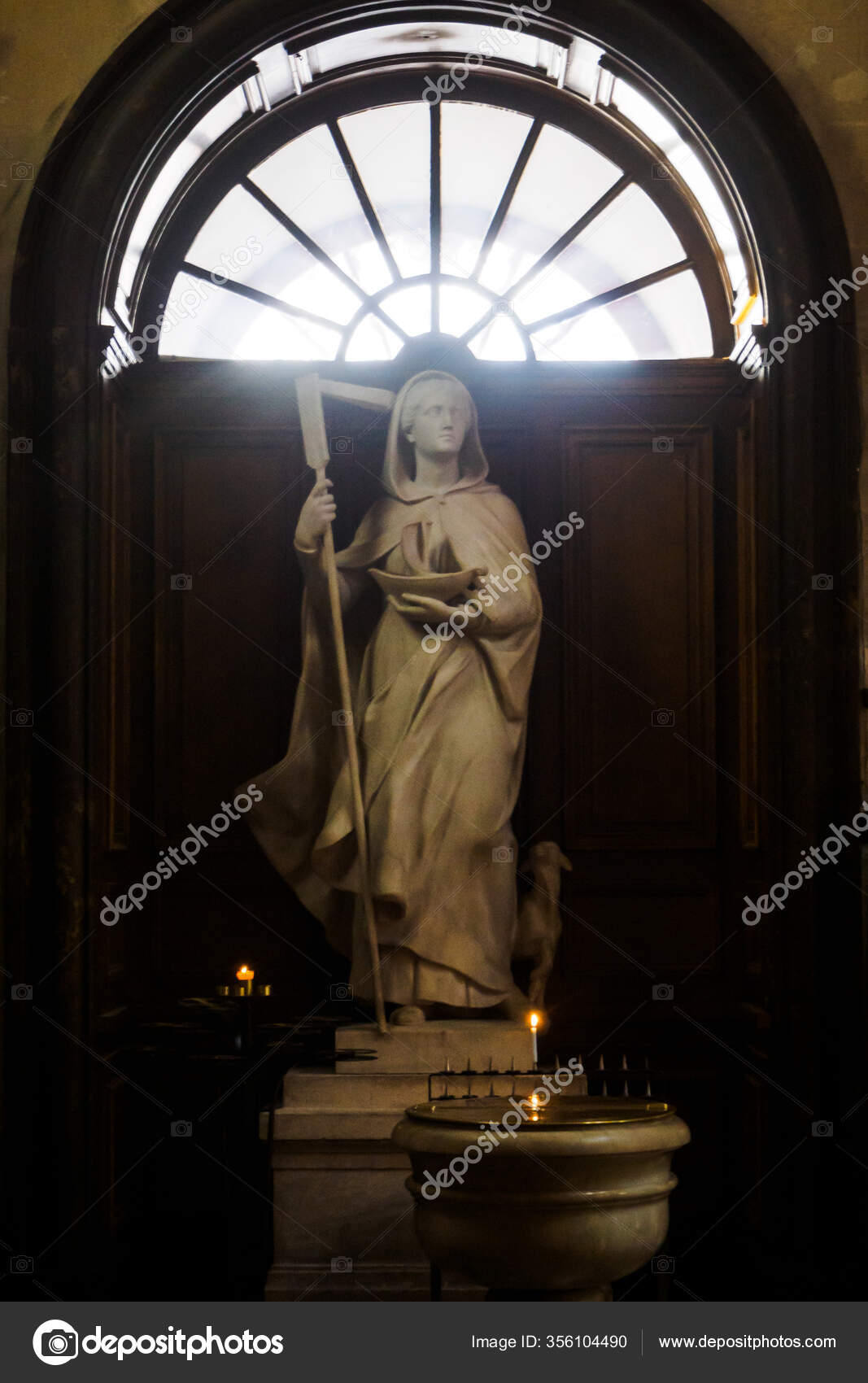 Grim Reaper Cemetery Statue