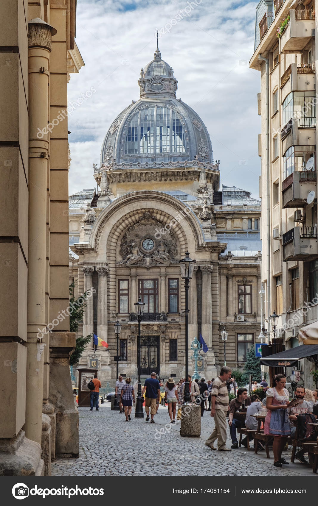 Historical center in Bucharest, Romania – Stock Editorial Photo ...