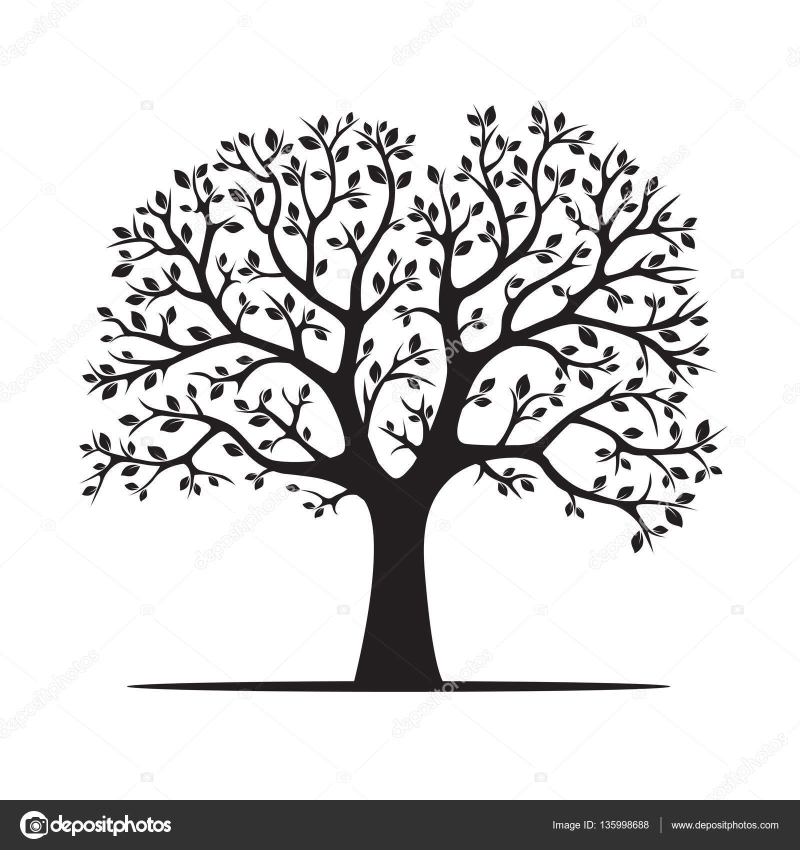 Black Tree. Vector Illustration Stock Vector Image by ©rolandtopor ...
