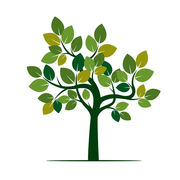 Green Tree. Vector Illustration. Stock Vector Image by ©rolandtopor ...