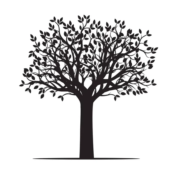 Black Tree. Vector Illustration Stock Vector by ©rolandtopor 135998788