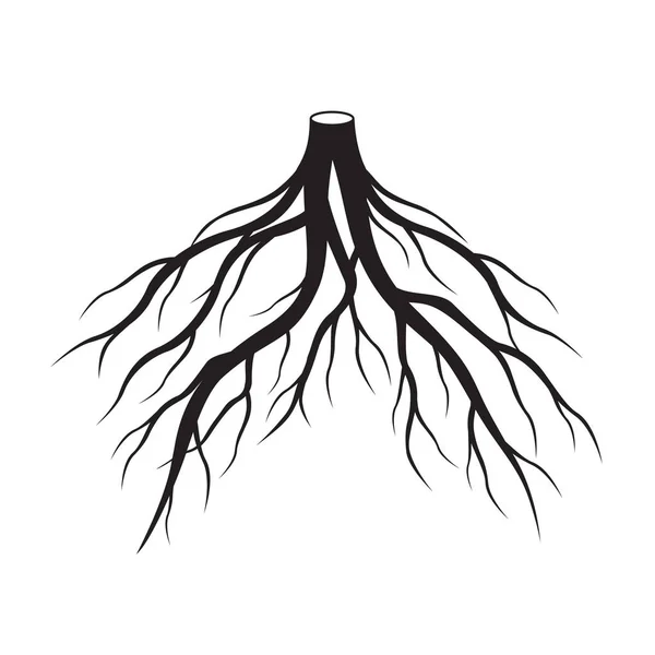 Black Tree Roots. Vector Illustration. Stock Vector by ©rolandtopor ...