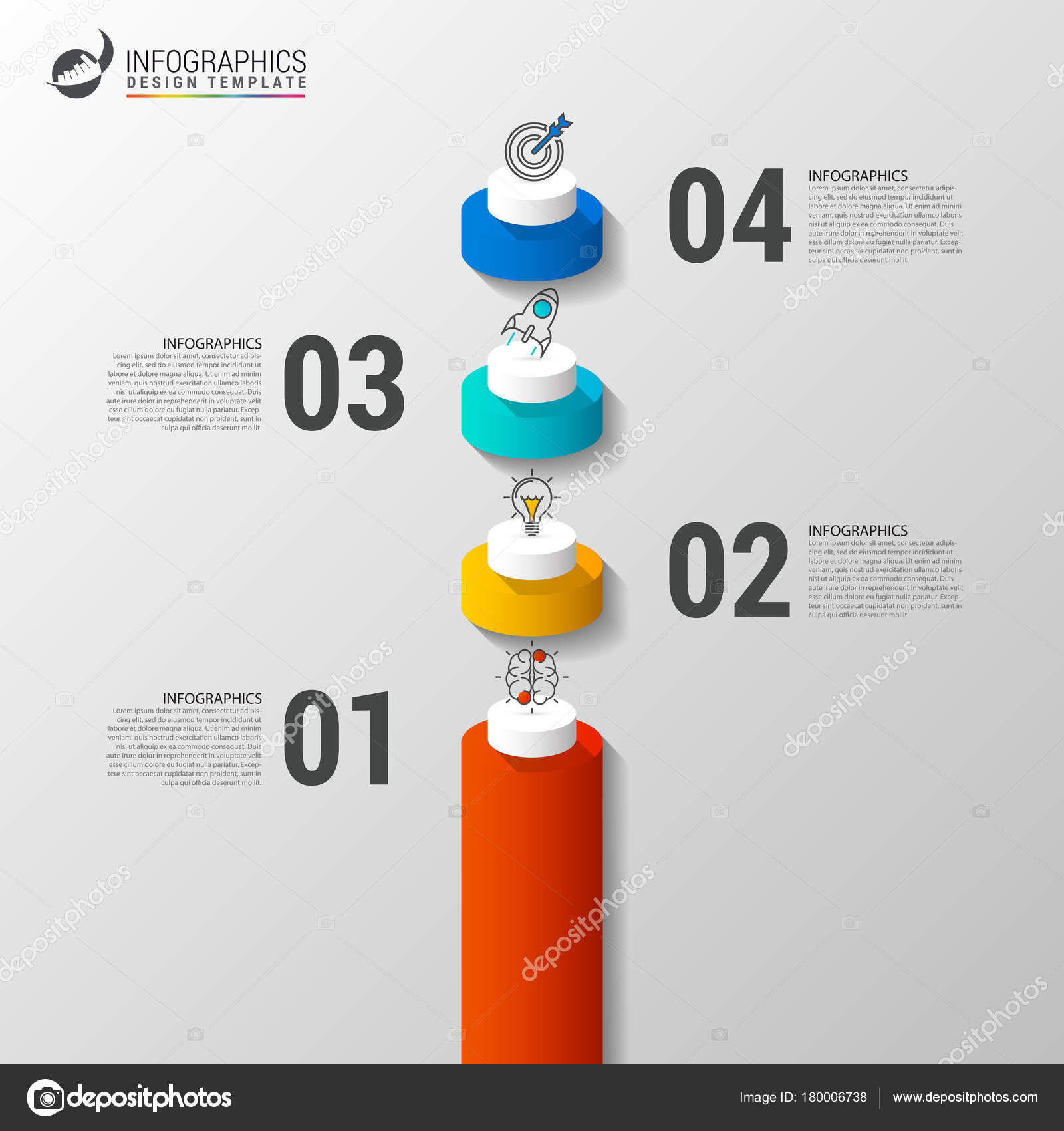 Timeline infographics design template. Business concept. Vector Stock Vector by ©ondrakulisek ...