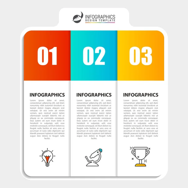 Infographic template with 3 options. Business concept Stock Vector by ©ondrakulisek@spoluzaci.cz ...
