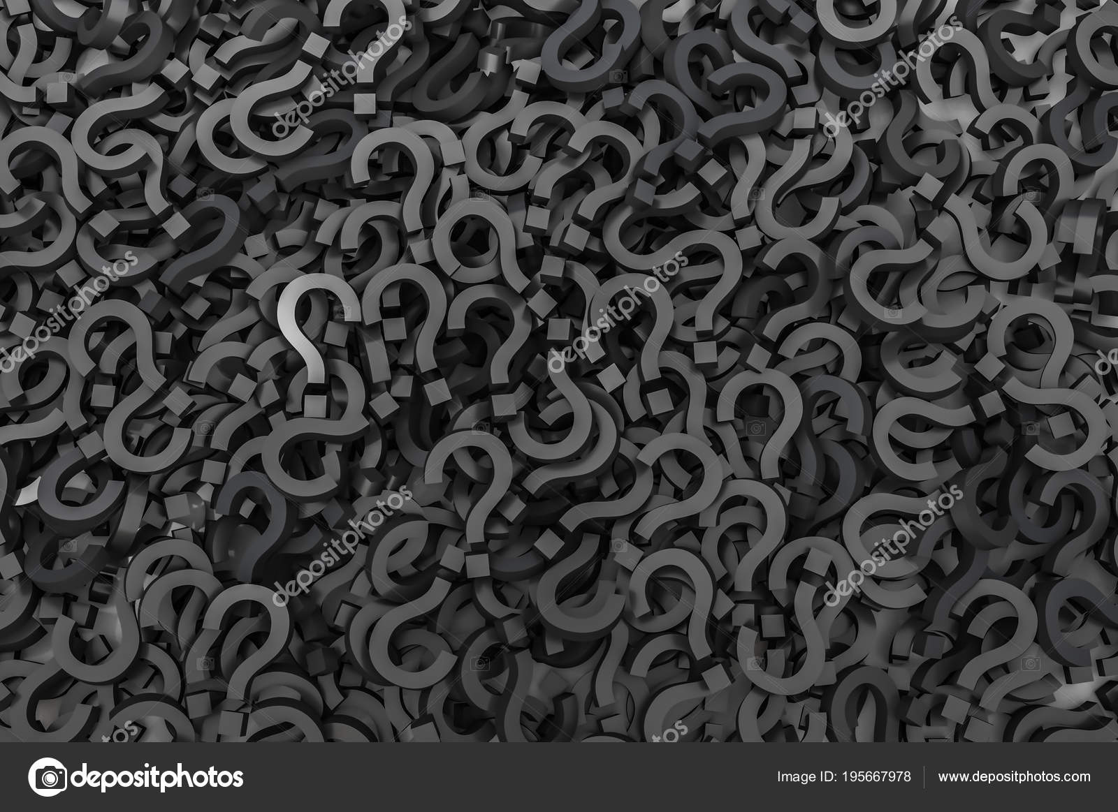 Black Question Marks Background