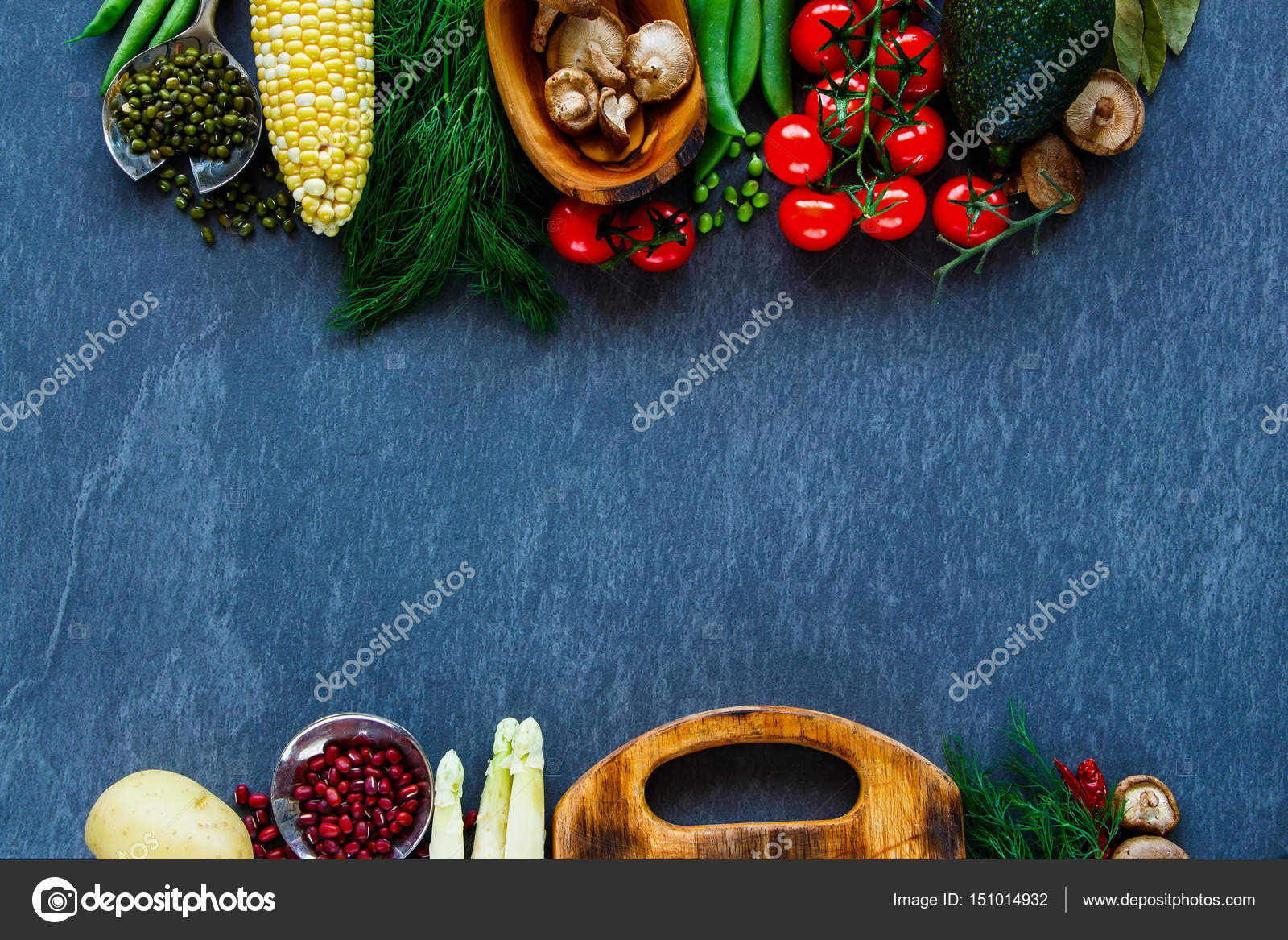 Organic food background — Stock Photo © yuliyagontar #151014932