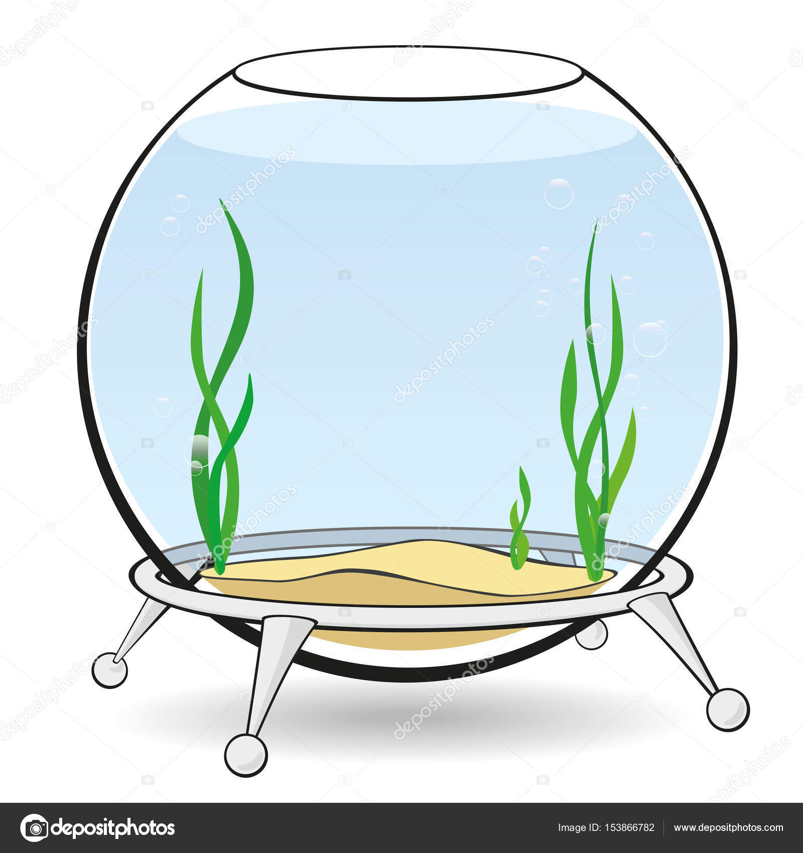 Fish Tank Cartoon
