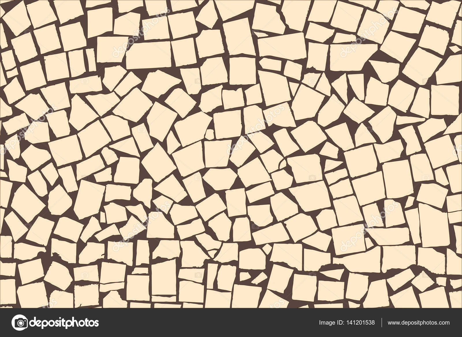 Texture Ivory Asymmetric Decorative Tiles Wall — Stock Photo © BoxerX ...