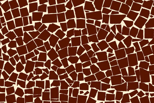 Texture of brown asymmetric decorative tiles wall - Stock Image ...