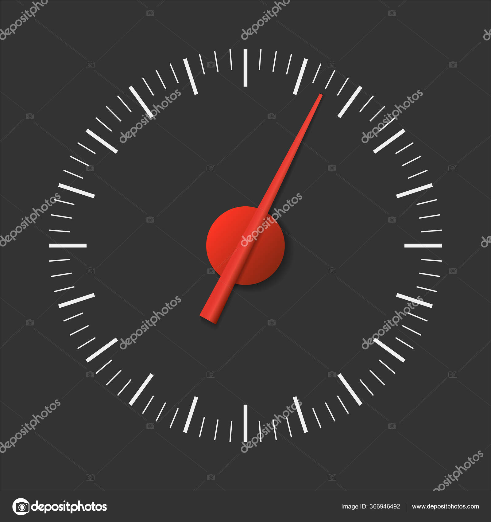 Realistic white speedometer isolated — Stock Photo © BoxerX #366946492