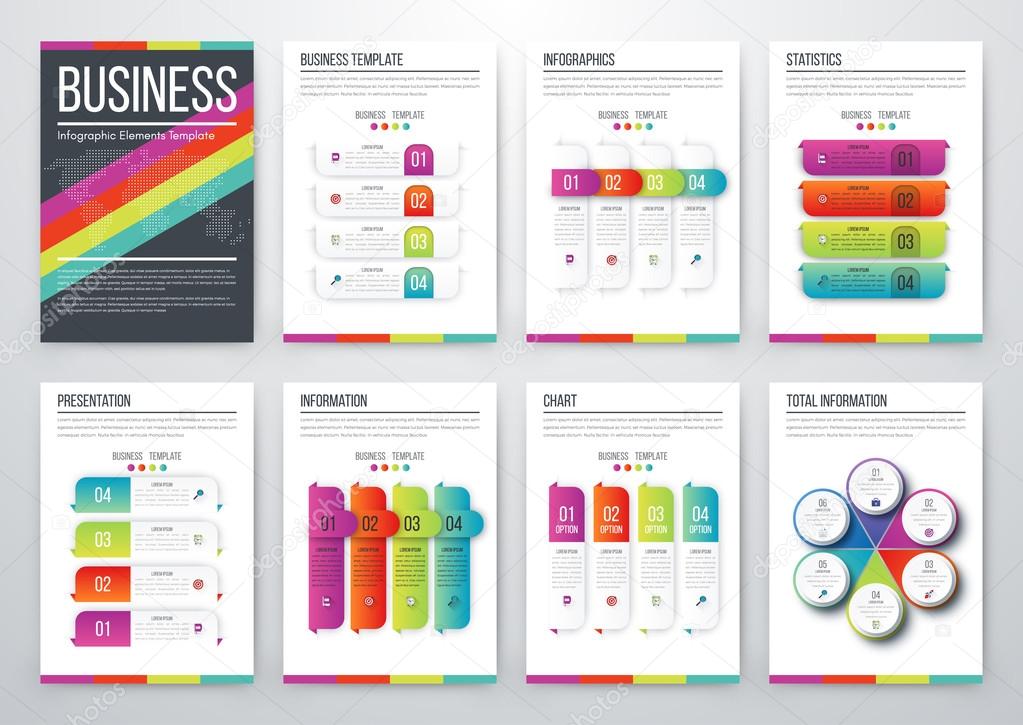 Modern infographic vector concept Stock Vector by ©Amelisk 126173524