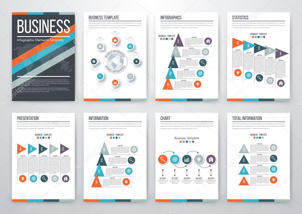 Modern infographic vector concept Stock Vector by ©Amelisk 126735626
