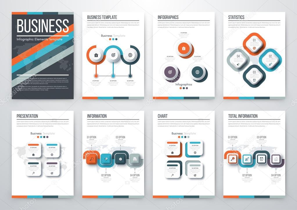 Modern infographic vector concept Stock Vector by ©Amelisk 126739422