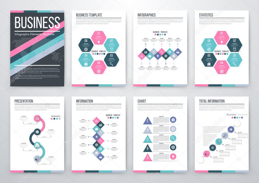 Modern infographic vector concept Stock Vector by ©Amelisk 126853968