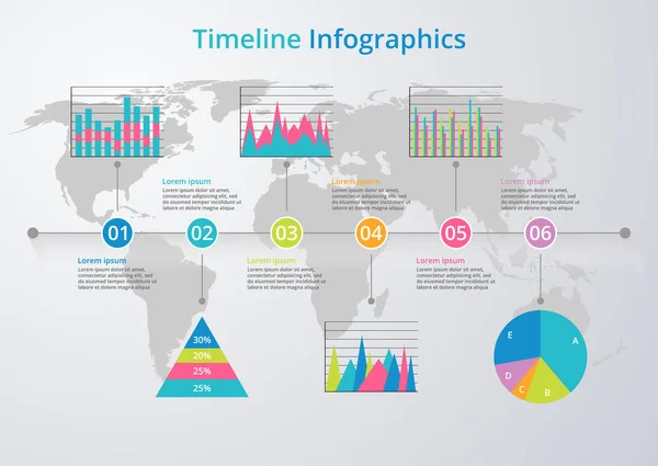 Vector illustration Timeline. flat design — Stock Vector © Amelisk ... Vector illustration Timeline. flat design — Stock Vector © Amelisk ...