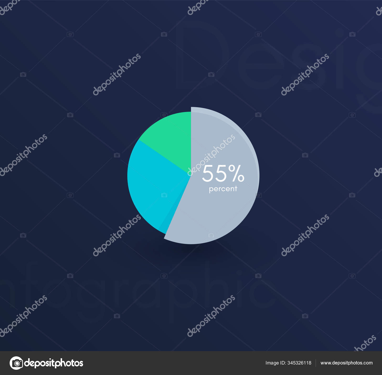 Vector graphic infographics. Template for creating web applications ...