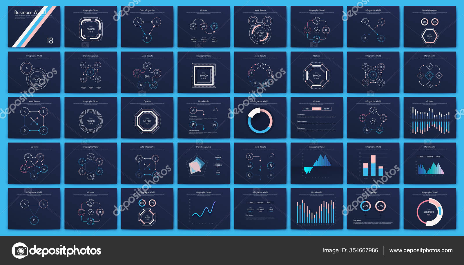 Big Set Infographics Elements Eps10 Infographic Brochure Web Banner ... Big Set Infographics Elements Eps10 Infographic Brochure Web Banner ...