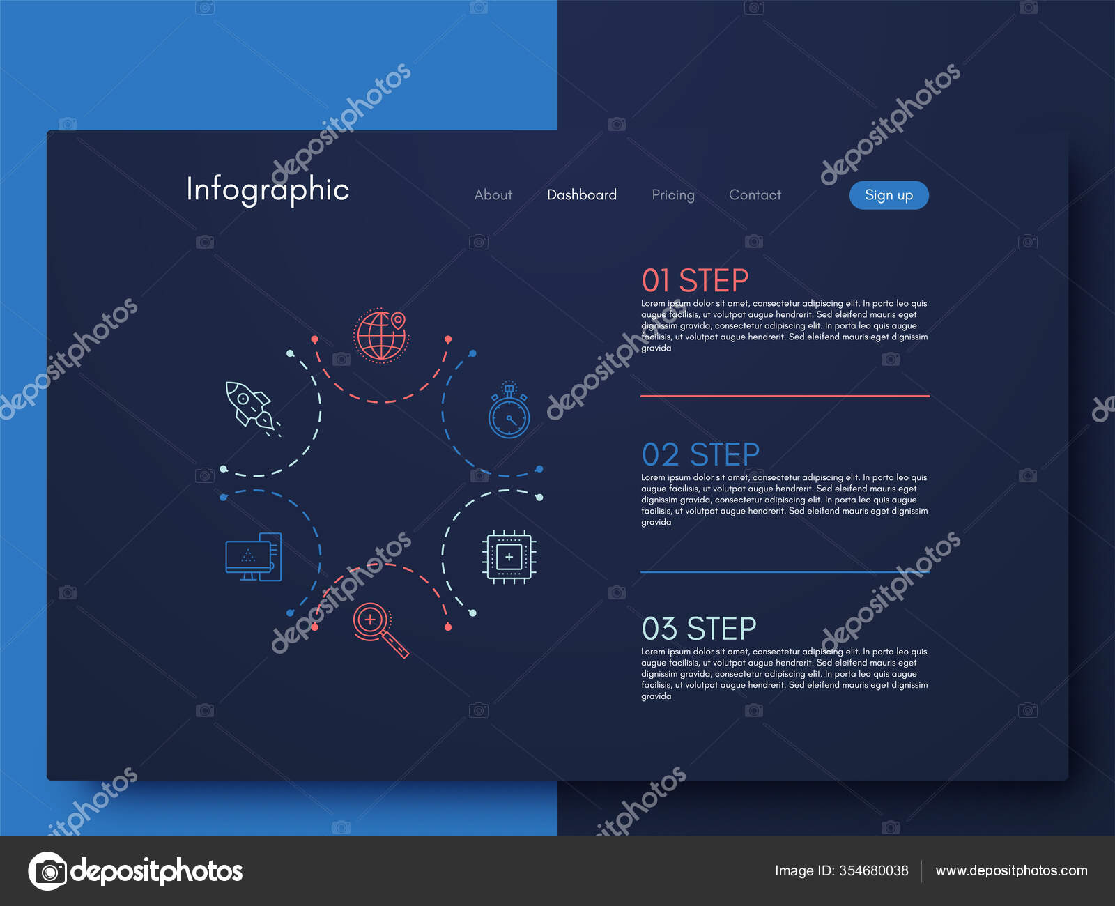 Vector Graphic Infographics Template Creating Mobile Applications ... Vector Graphic Infographics Template Creating Mobile Applications ...