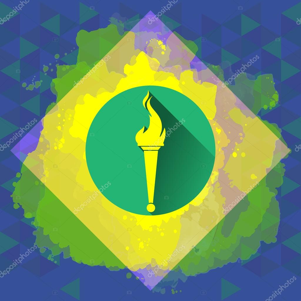 Digital vector yellow burning torch — Stock Vector © frimufilms #125761302 Digital vector yellow burning torch — Stock Vector © frimufilms #125761302