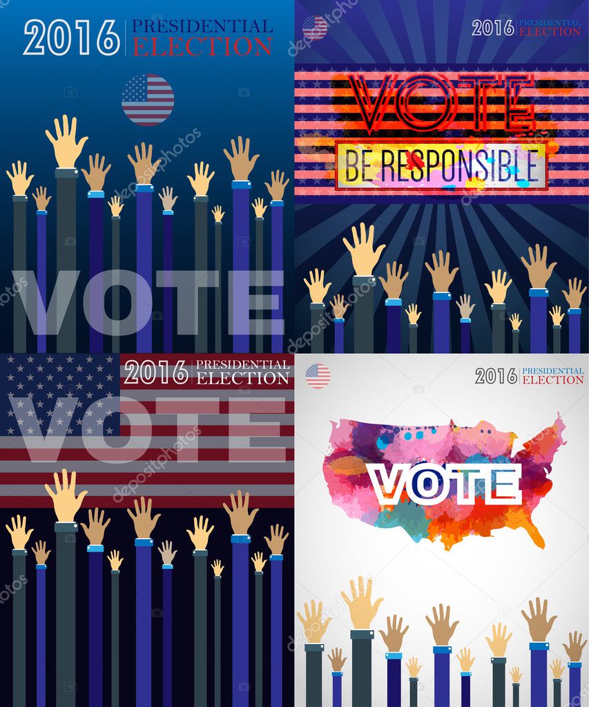 Digital vector usa presidential election Stock Vector Image by ...