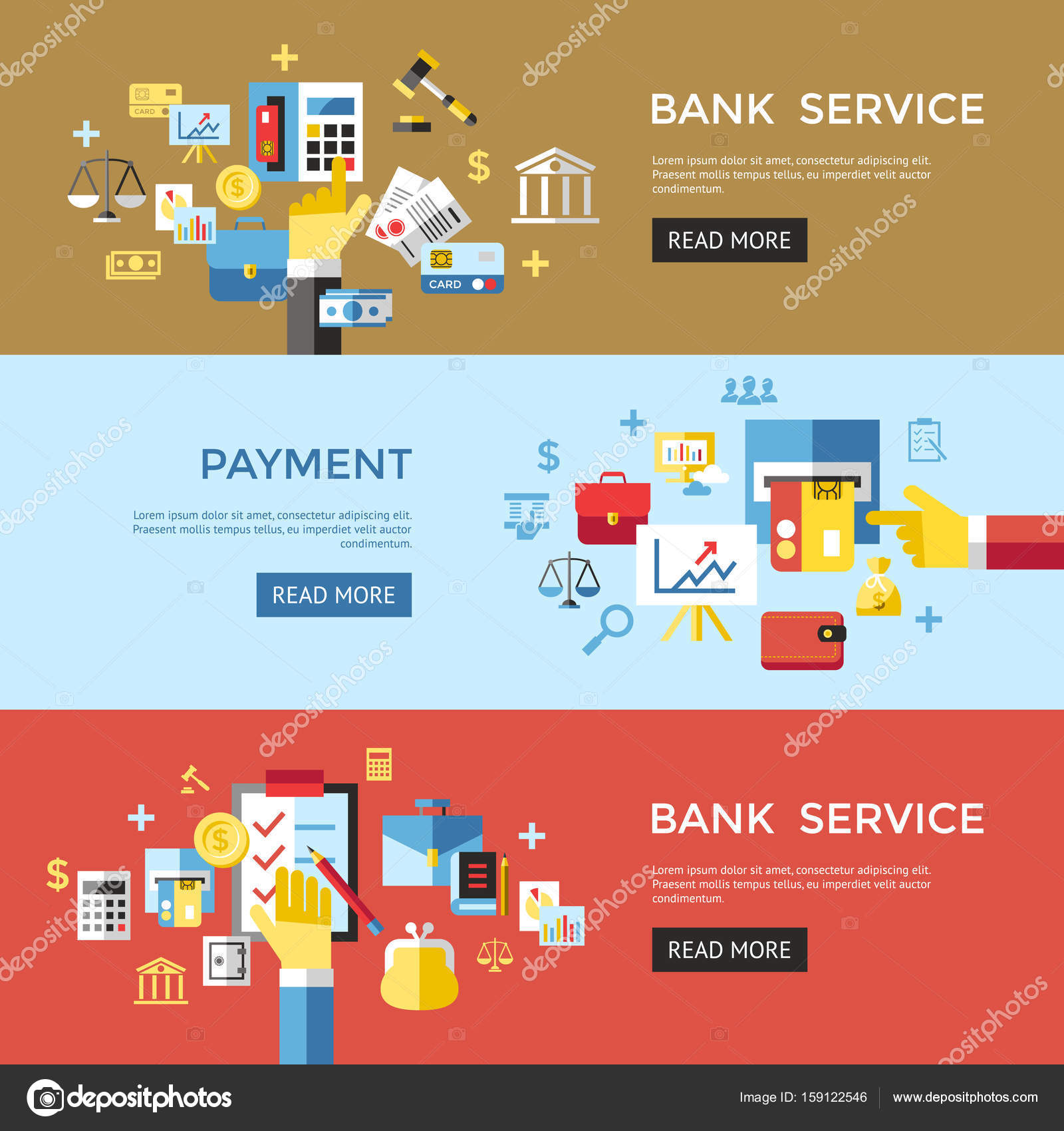 Digital vector blue red business icons Stock Vector by ©frimufilms ...