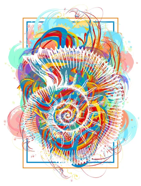 ᐈ Ammonite line drawing stock vectors, Royalty Free ammonites ...