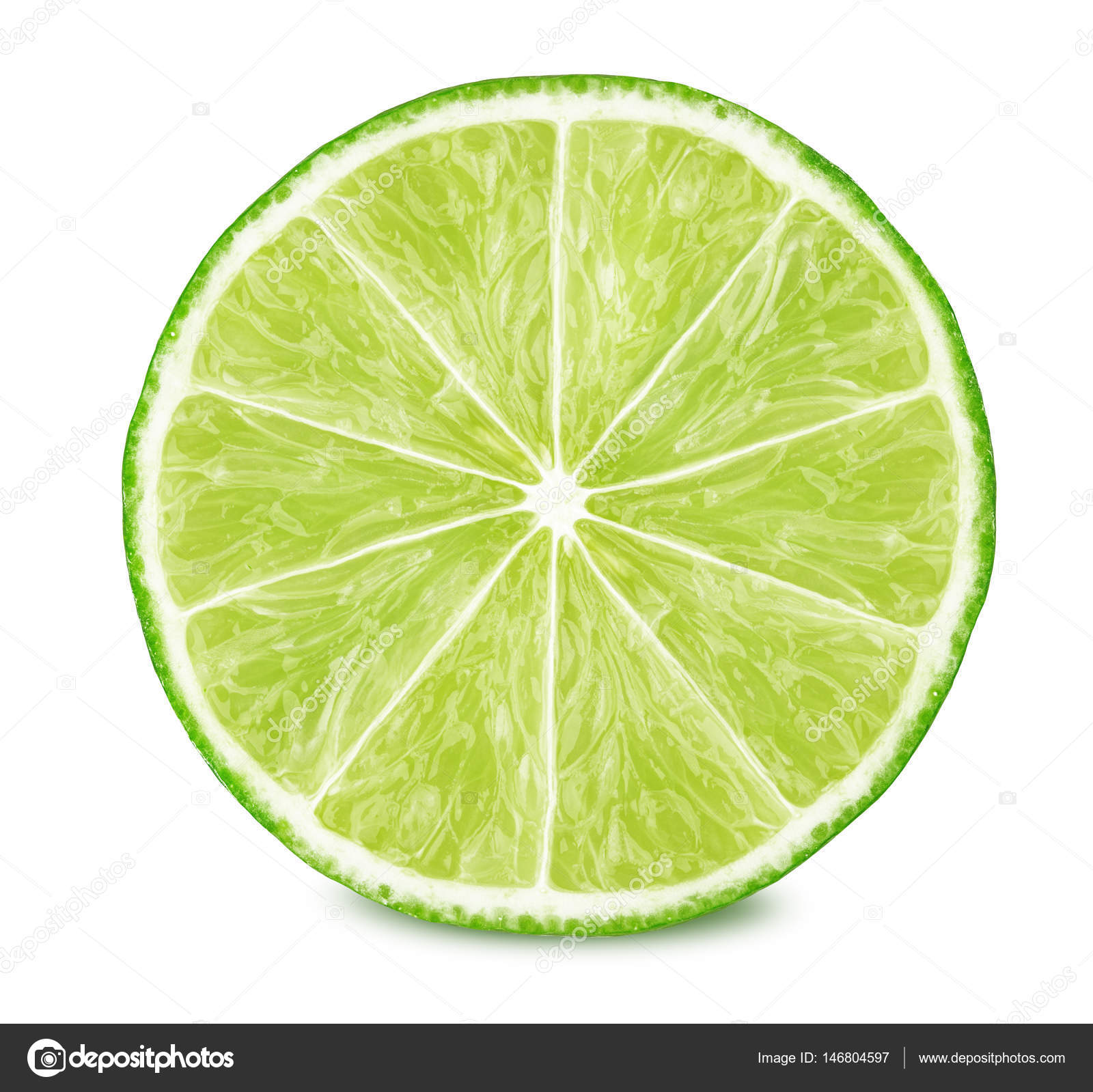 Slice of lime isolated on white background Stock Photo by ©S-Photo ...