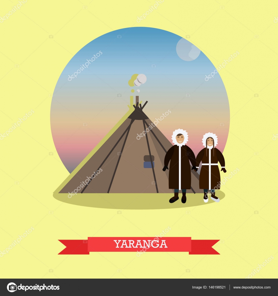 Cartoon Nomadic People