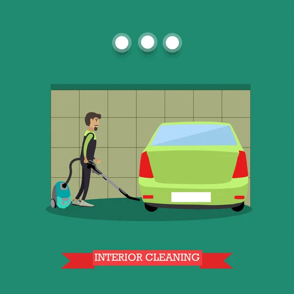 Cleaning service company concept vector illustration. House tools ... Cleaning service company concept vector illustration. House tools ...