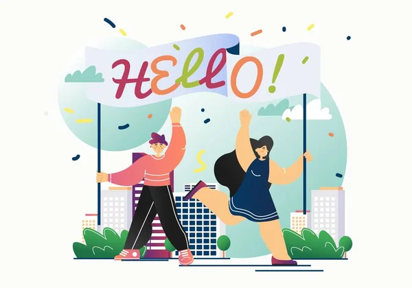 Hi hello Vector Art Stock Images | Depositphotos