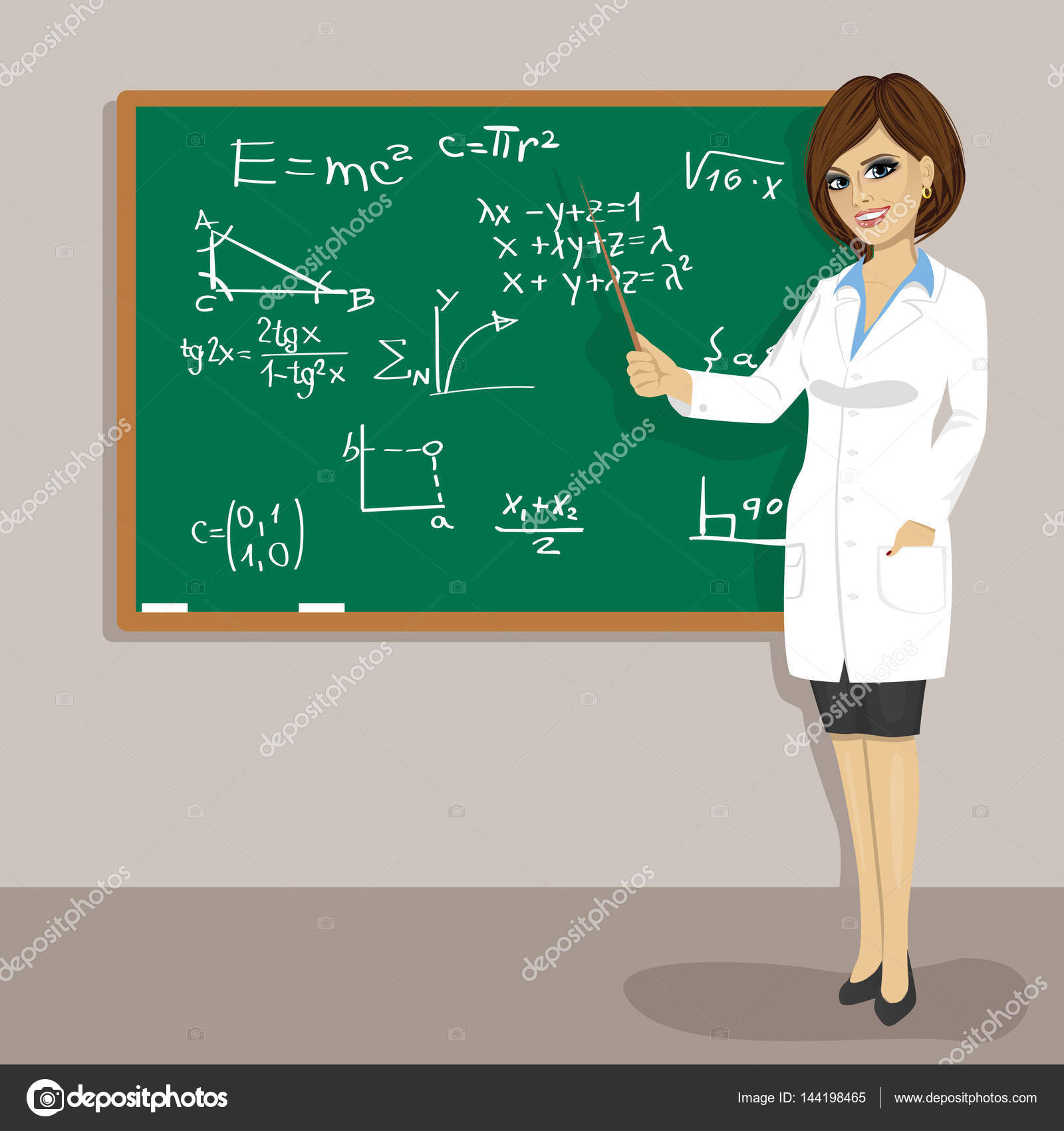 Wiskundeleraar Clipart