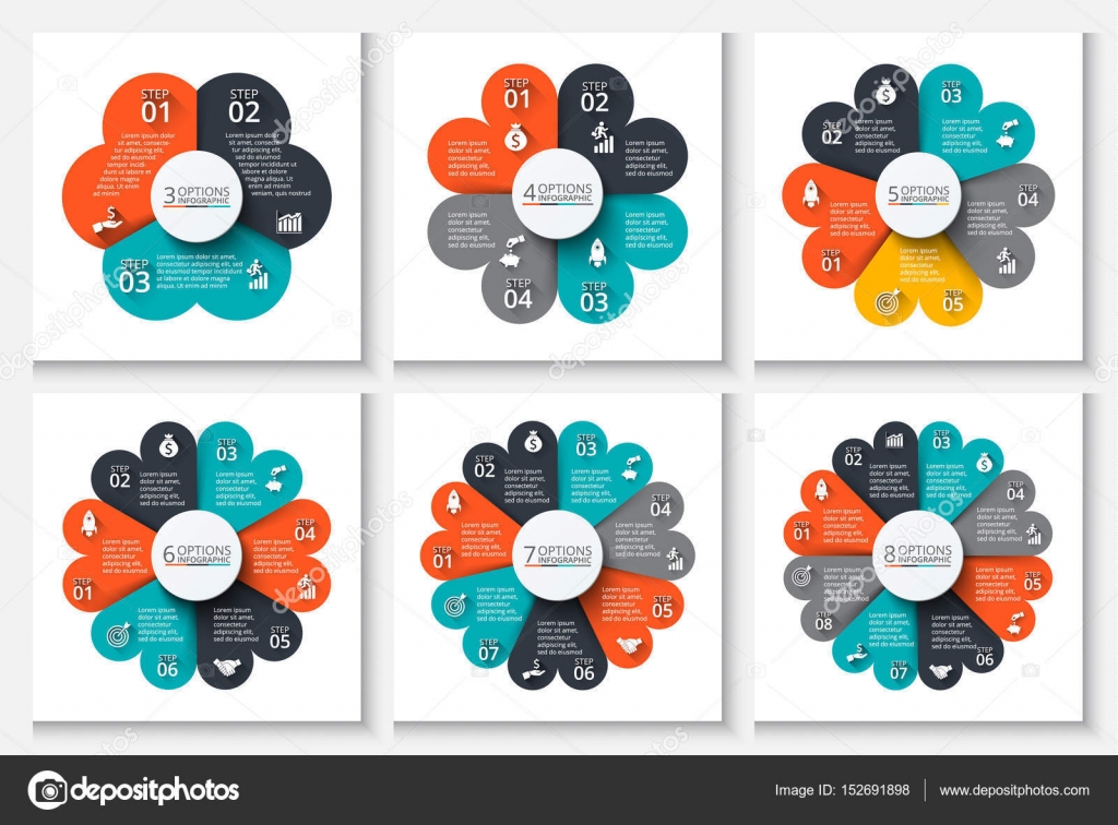 Vector petals infographic. Stock Vector by ©abert84 152691898