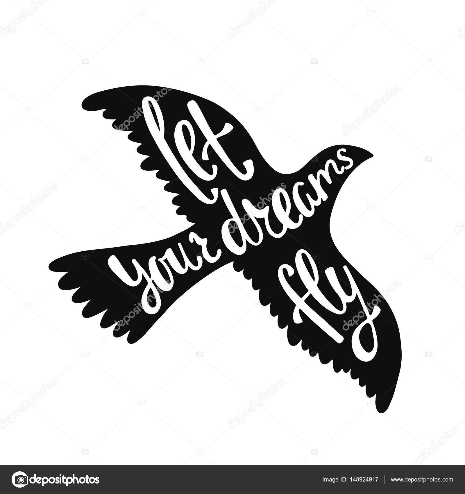 Let your dreams fly. Stock Vector by ©maroshka 148924917 Let your dreams fly. Stock Vector by ©maroshka 148924917